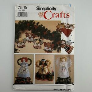 Simplicity | Office | Simplicity Holiday Craft Sewing Pattern 7549 | Poshmark